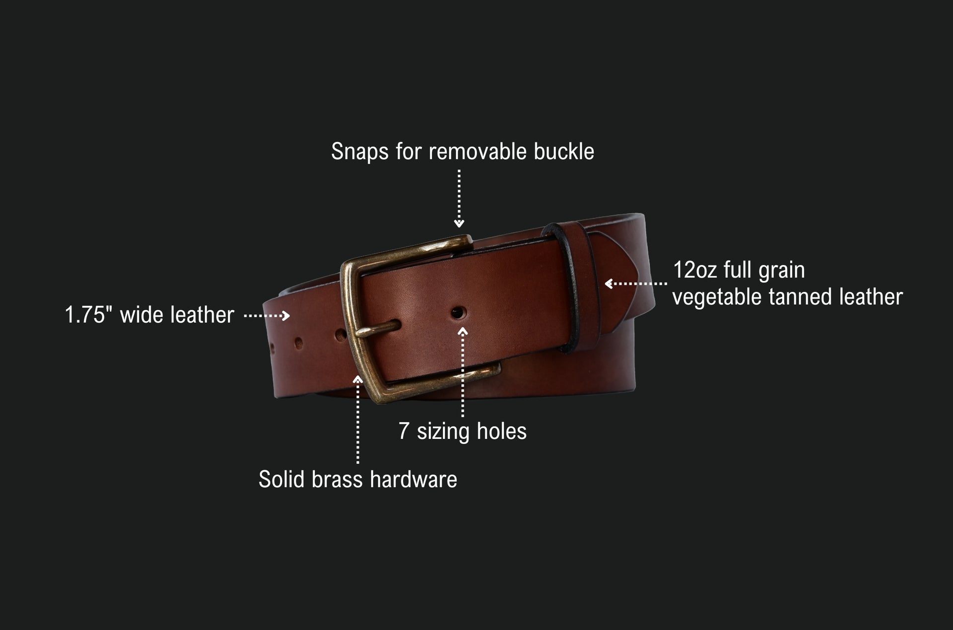 The Brigadier Belt | American Bench Craft