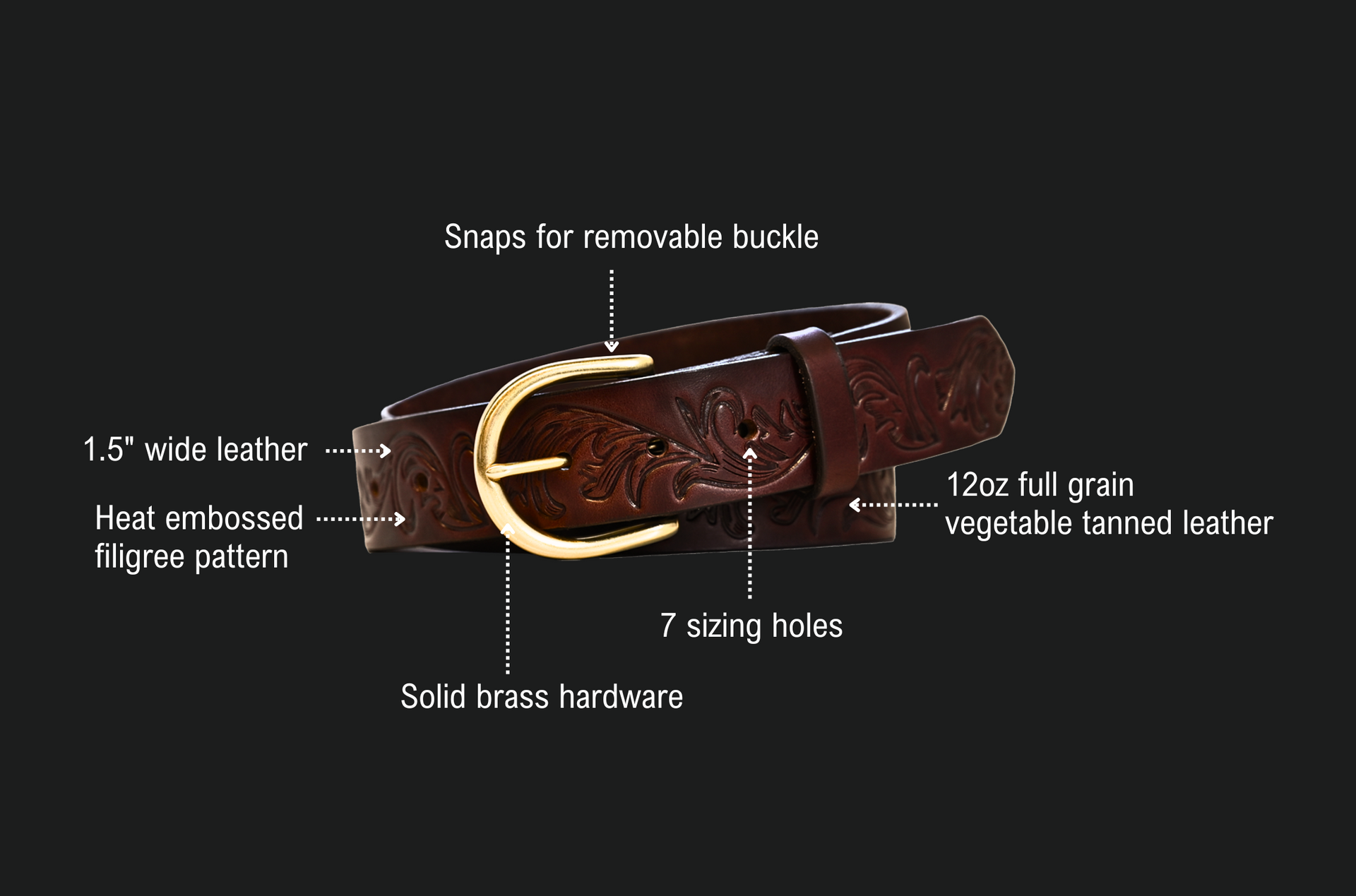 Filigree Belt | American Bench Craft