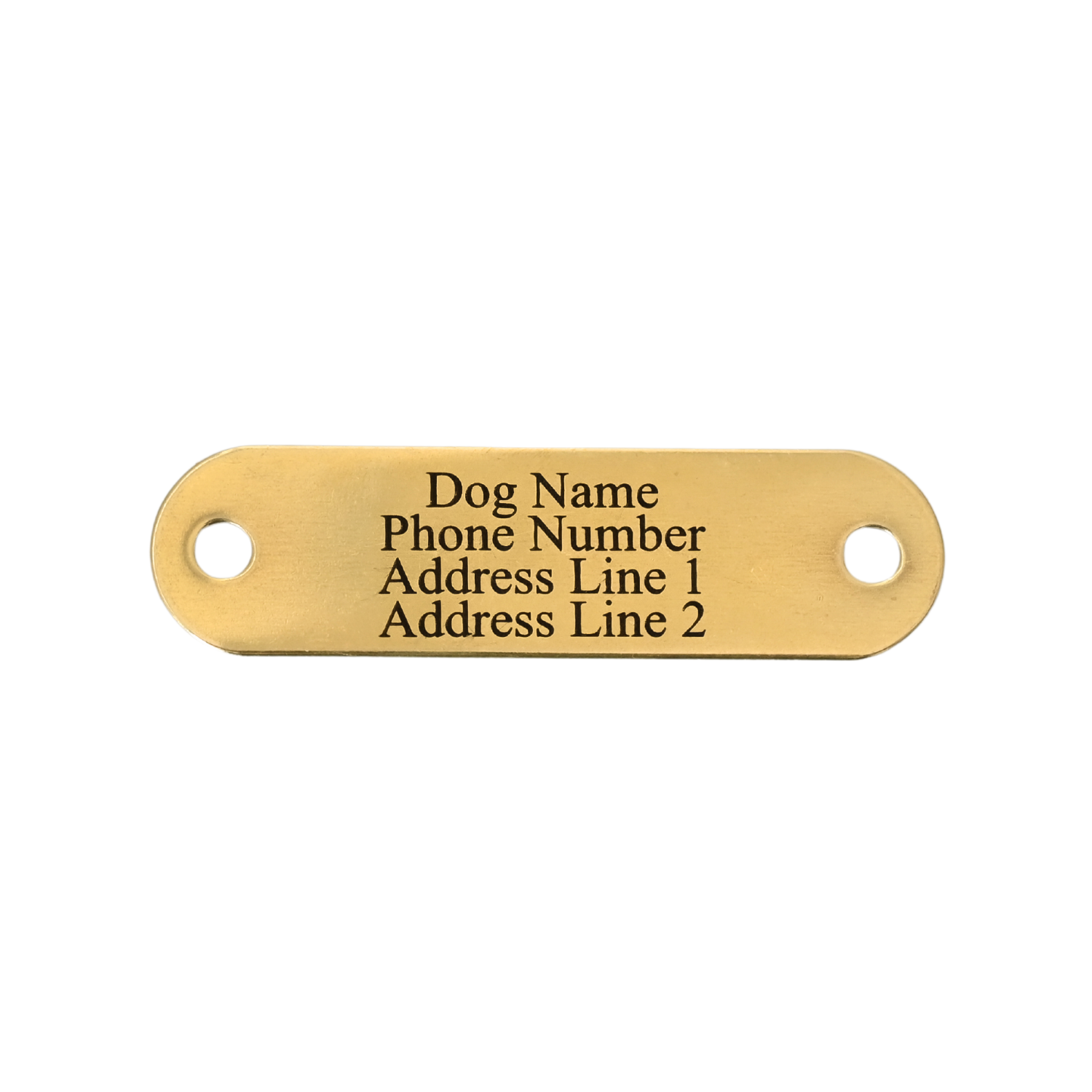 Dog Collar Name Plate Replacement | American Bench Craft