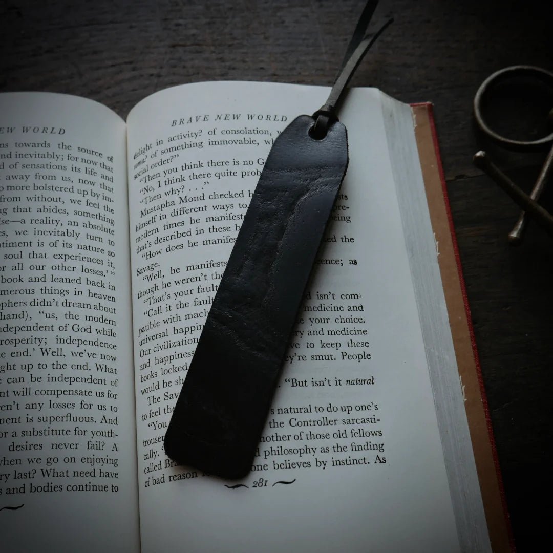 Leather Bookmark | Cattle Brand – American Bench Craft